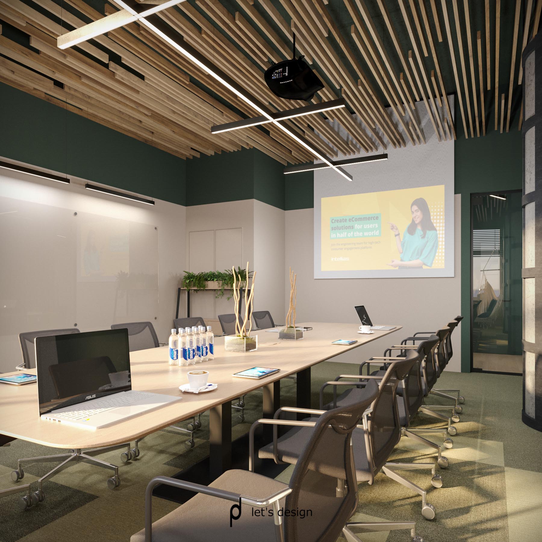 "interir design project for IT company, Kyiv - Let's design